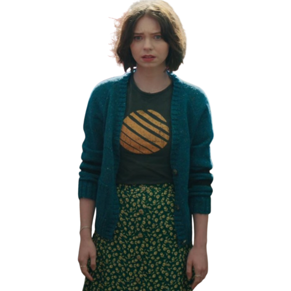 A Minecraft Movie 2025 Emma Myers Wool Jacket