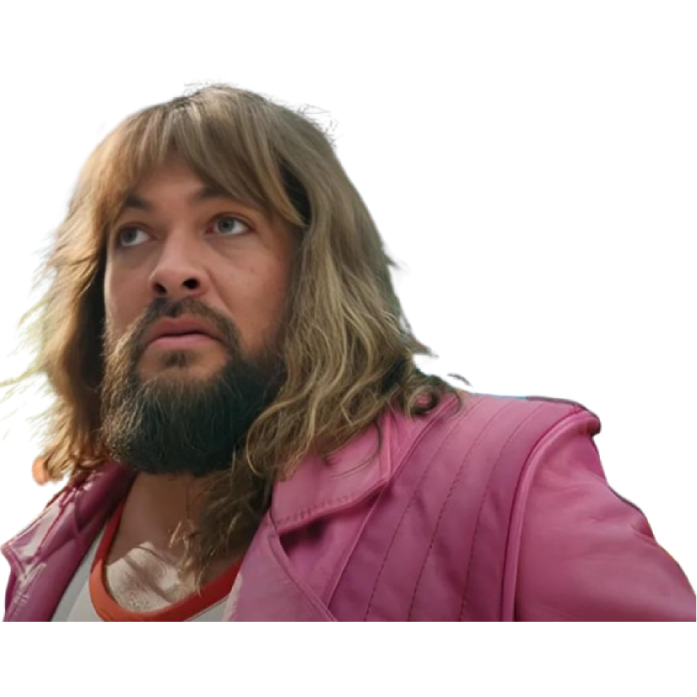 A Minecraft Movie 2025 Jason Momoa Pink Jacket