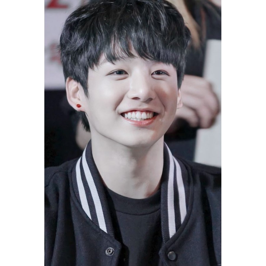 BTS Jungkook Black Loose Baseball Jacket