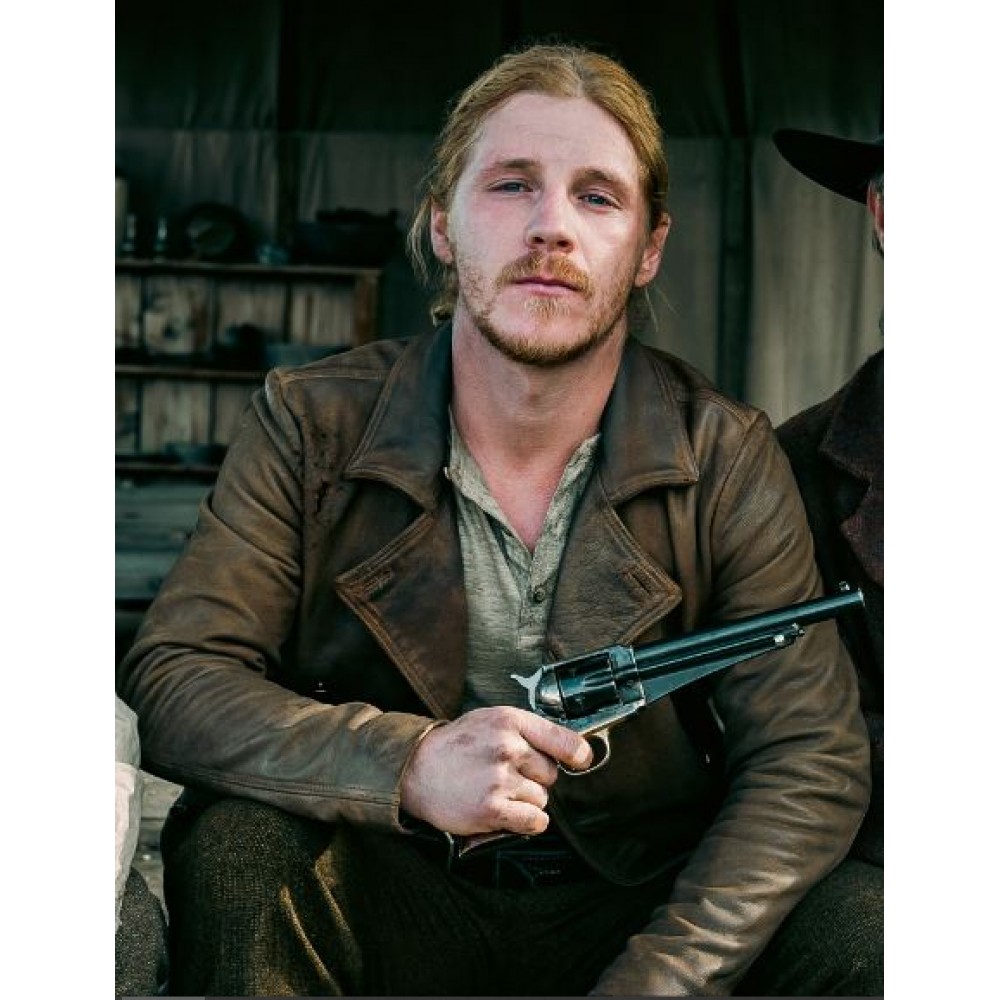 Billy The Kid S01 Jesse Evans Brown Jacket