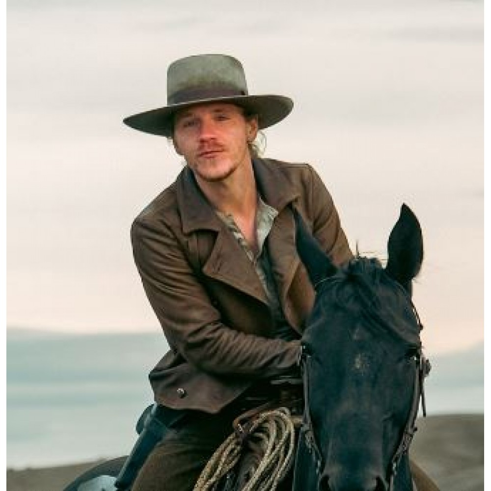 Billy The Kid S01 Jesse Evans Brown Jacket