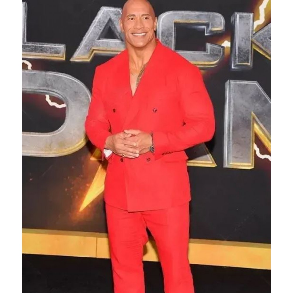 Movie Merchandise : Black Adam Dwayne Johnson Suit