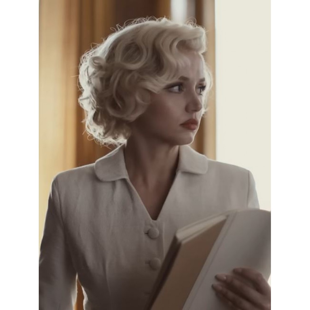 Blonde 2022 Norma Jeane White Blazer