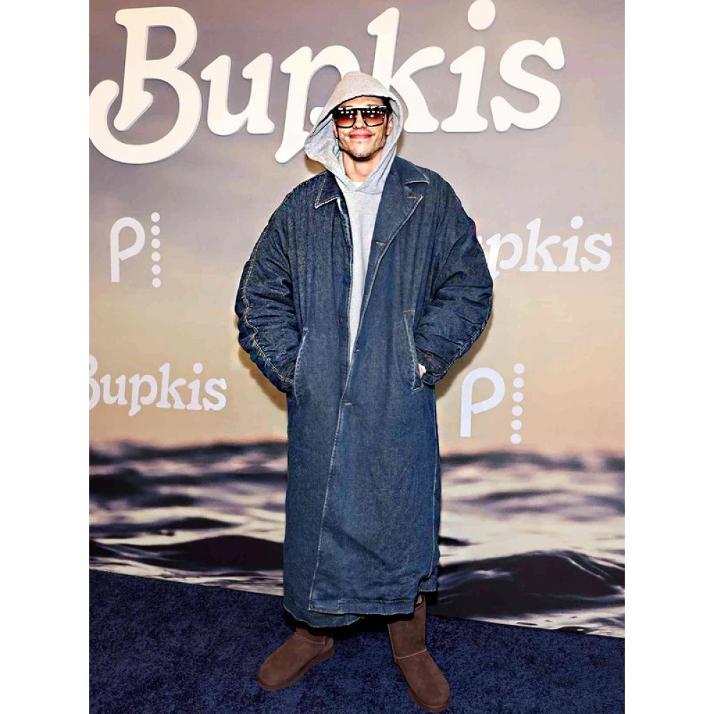 Bupkis 2023 Pete Davidson Denim Coat | AmericaSuits