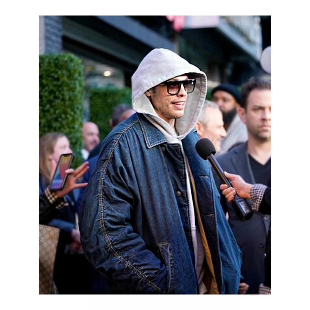 Bupkis 2023 Pete Davidson Denim Coat | AmericaSuits