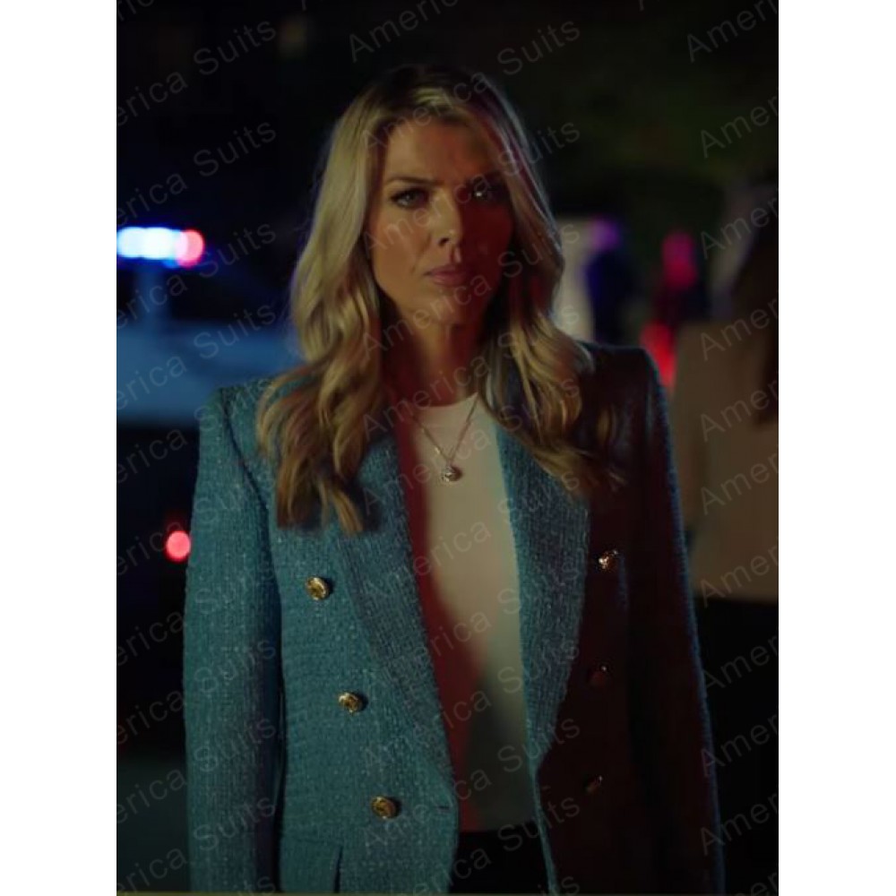 Caitlin Clark Murder for Sale Blue Blazer