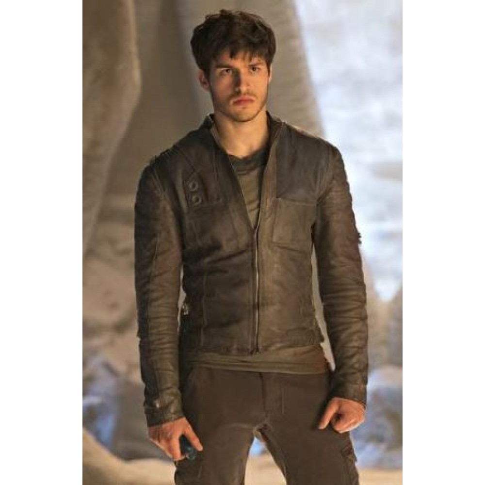 Cameron Cuffe Krypton Save Superman Seg El Leather Jacket