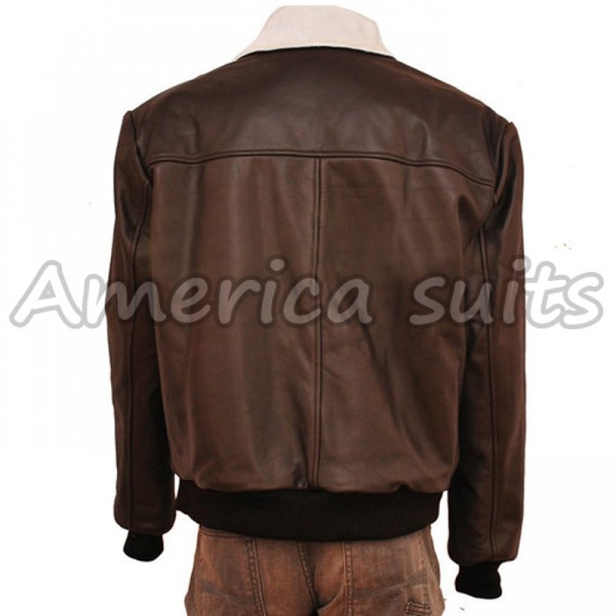 World War 2 Bomber Jacket | Men Golden Fur Jacket