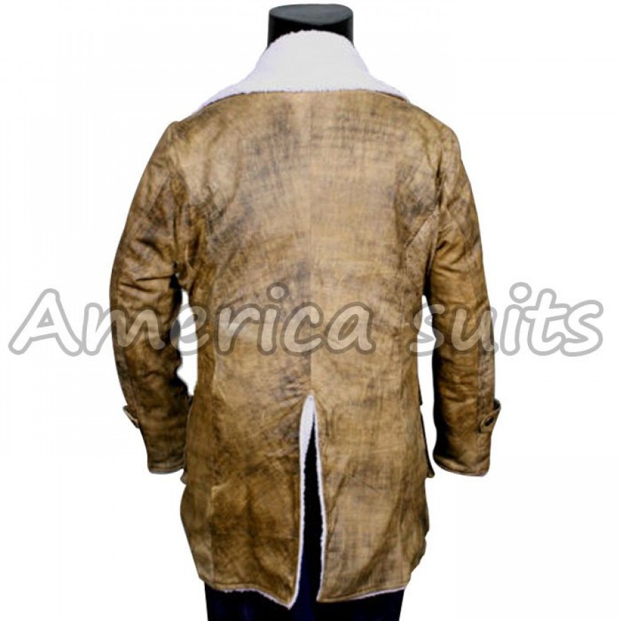 The Dark knight Rises Bane Long Leather Coat