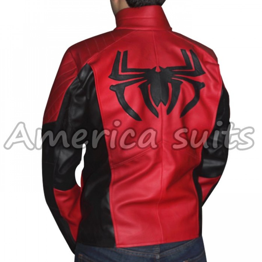 The Amazing Spider Man Movie Leather Jacket