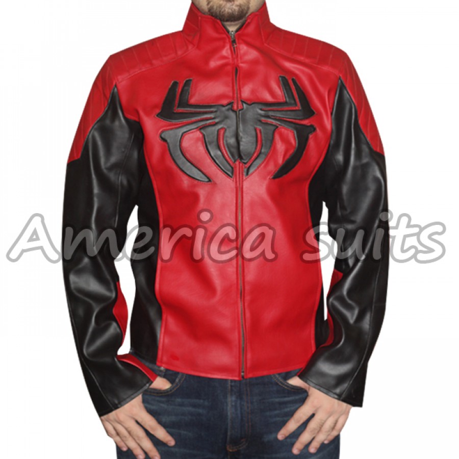 The Amazing Spider Man Movie Leather Jacket