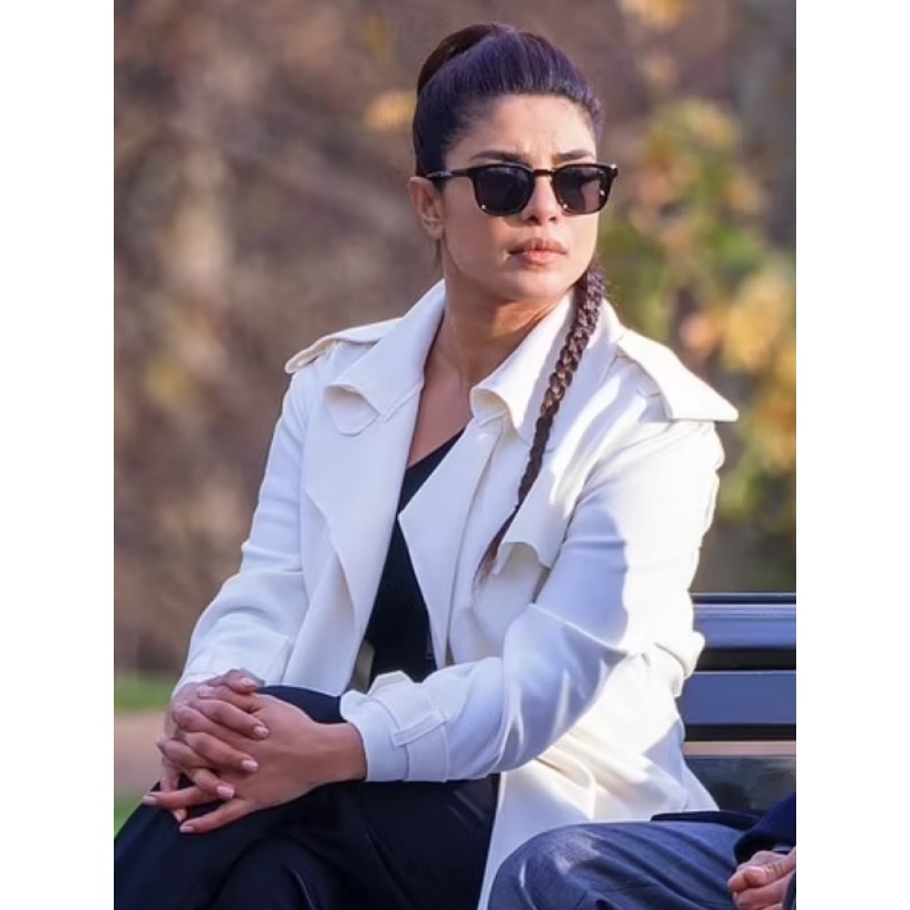 Citadel S01 Nadia Sinh White Coat | AmericaSuits