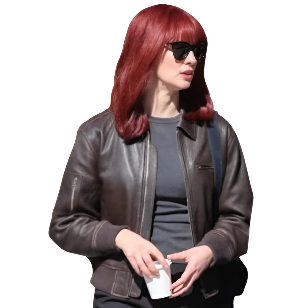 Deborah Ann Woll Daredevil Born Again Bomber Leather Jacket
