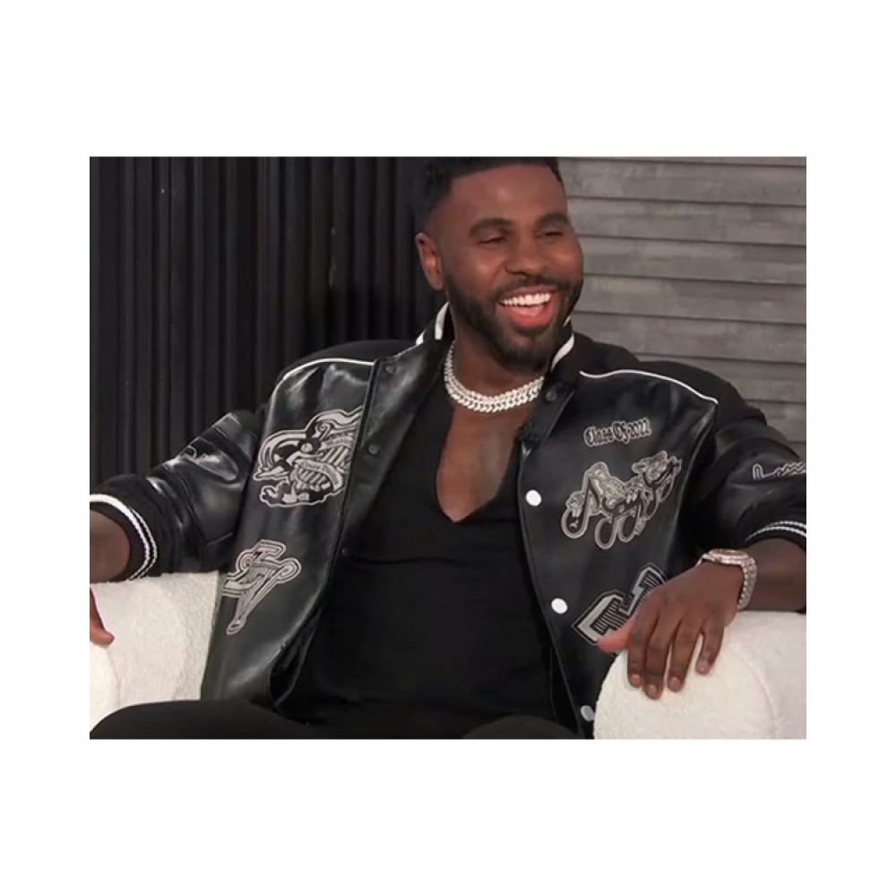 E! News Jason Derulo Varsity Jacket