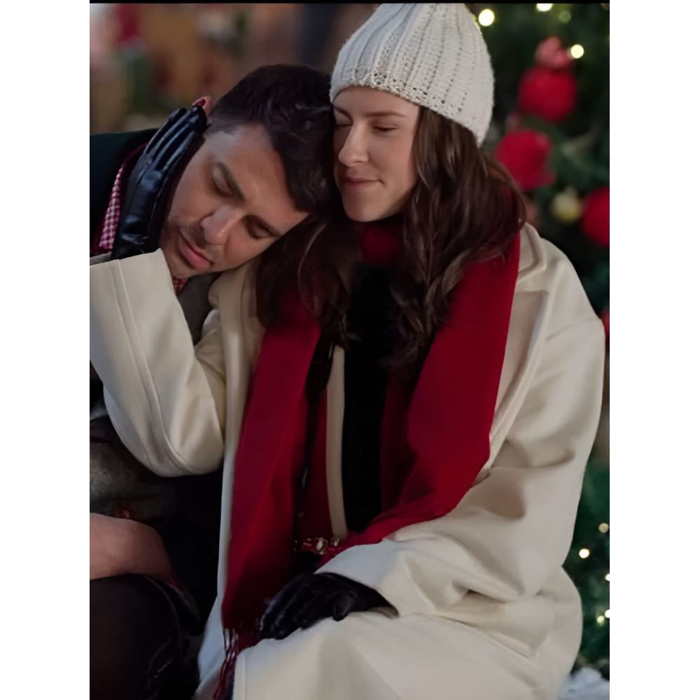 Eden Sher A Keller Christmas Vacation White Coat Stylish Women’s Winter ...