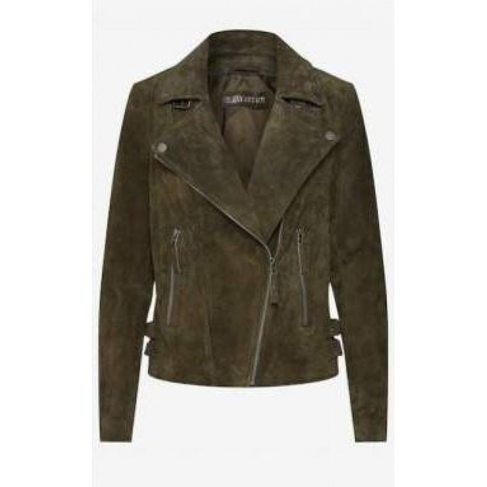 Fbi International Heida Reed Suede Jacket