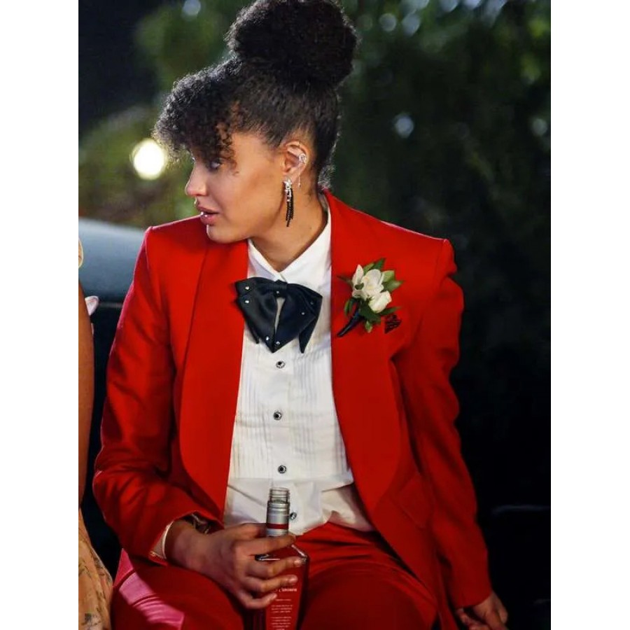 Fabiola Torres Never Have I Ever S04 Red Suit | AmericaSuits