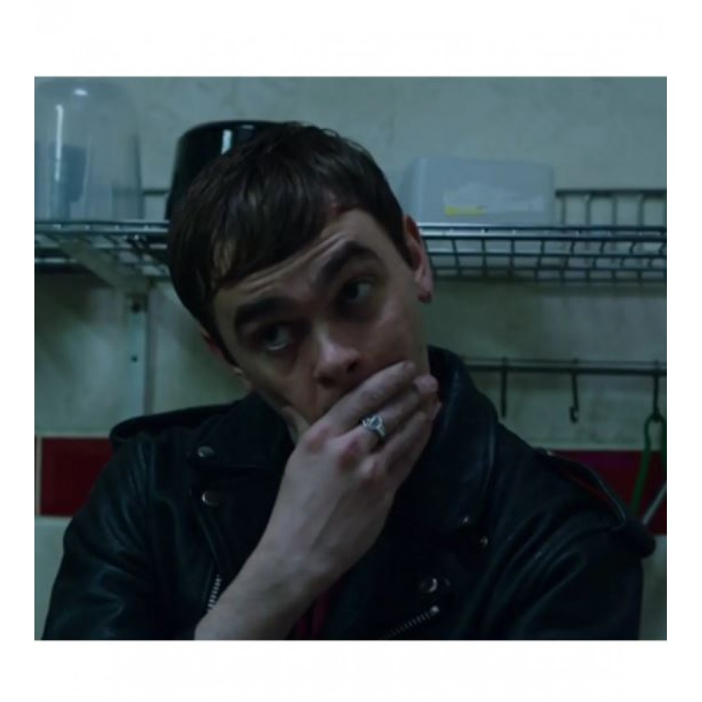 Gangs of London Brian Vernel Biker Black Leather Jacket