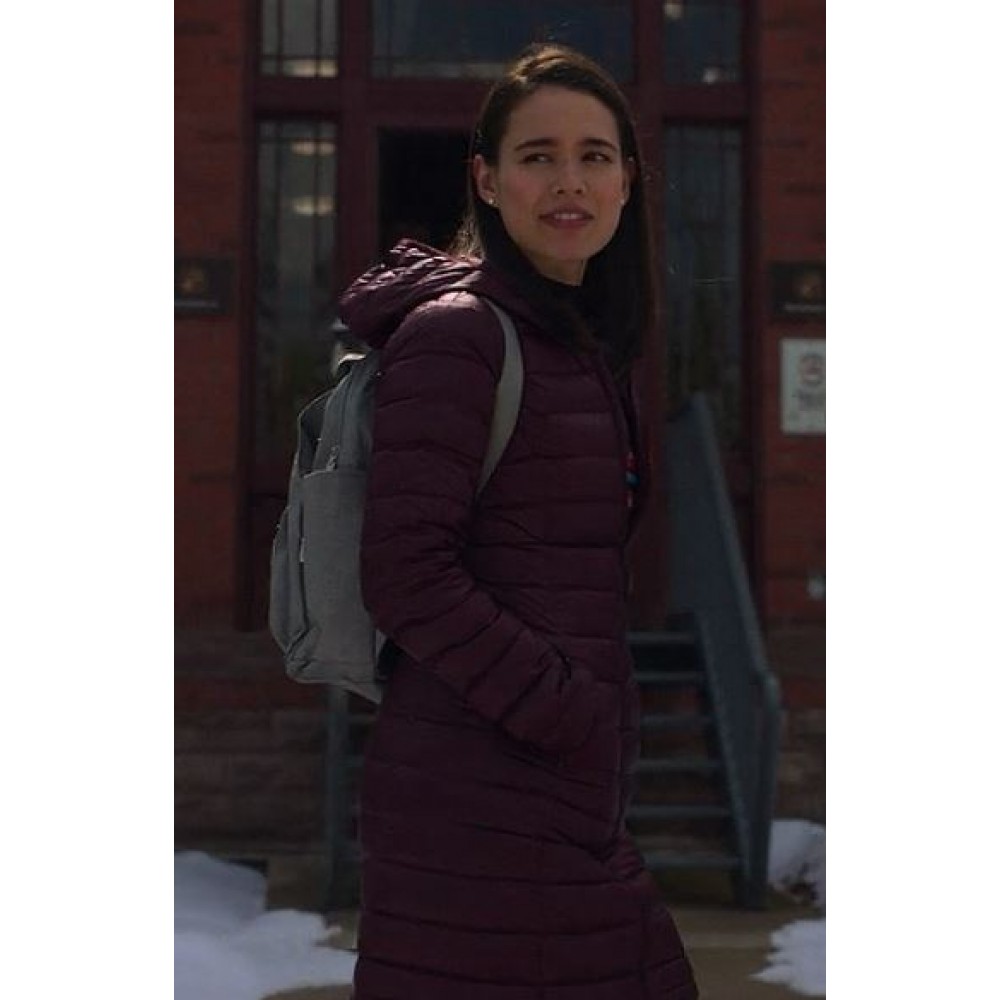 Genevieve Kang Locke And Key S03 Jackie Veda Puffer Coat