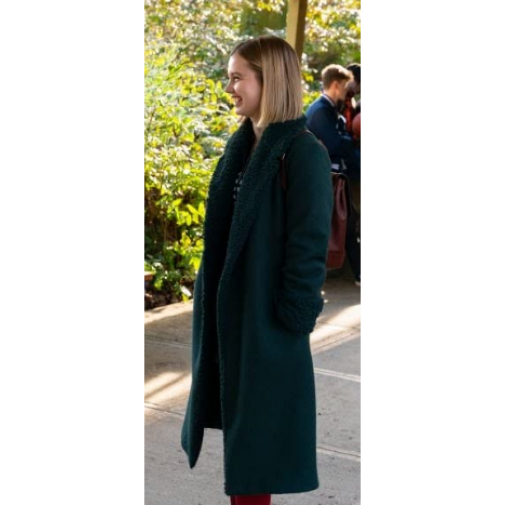 Honor Society Angourie Rice Wool Coat