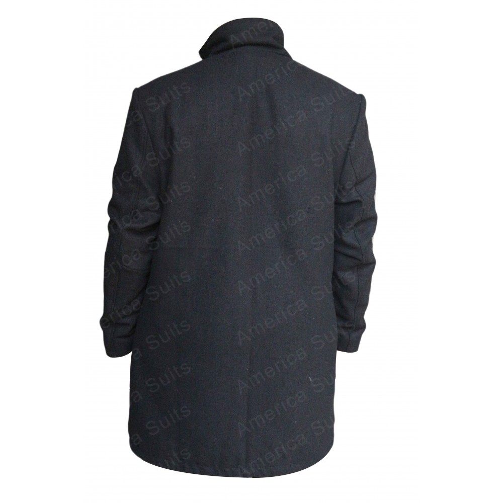 Idris Elba Extraction 2 Black Coat | AmericaSuits