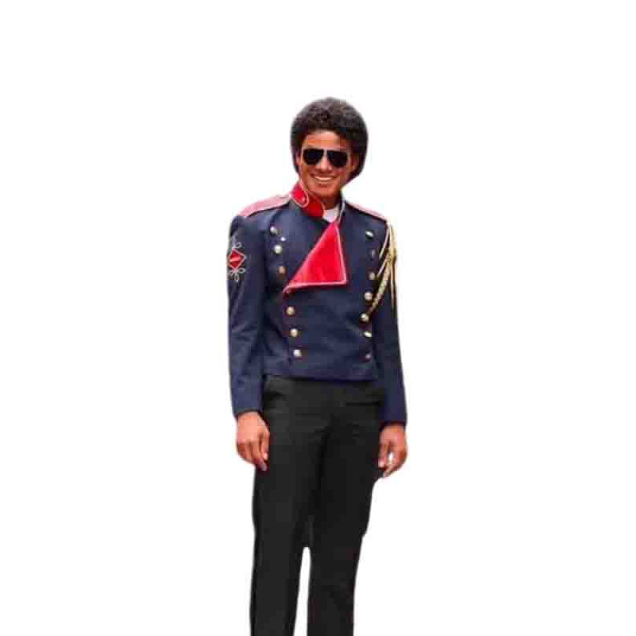 Jaafar Jackson Michael 2025 Blue Jacket