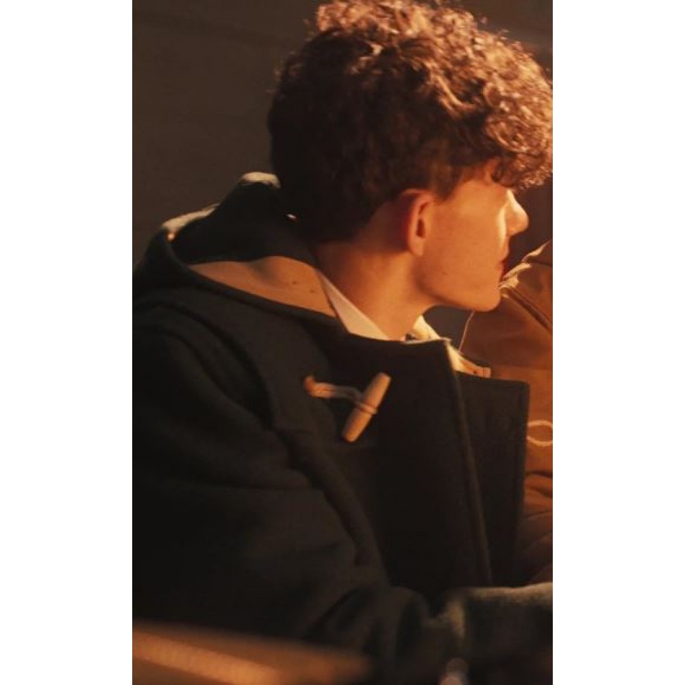 Joe Locke Heartstopper Charlie Spring Wool Trench Coat