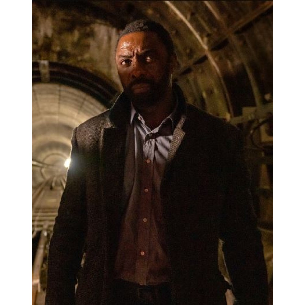 Luther The Fallen Sun 2023 John Luther Coat | AmericaSuits