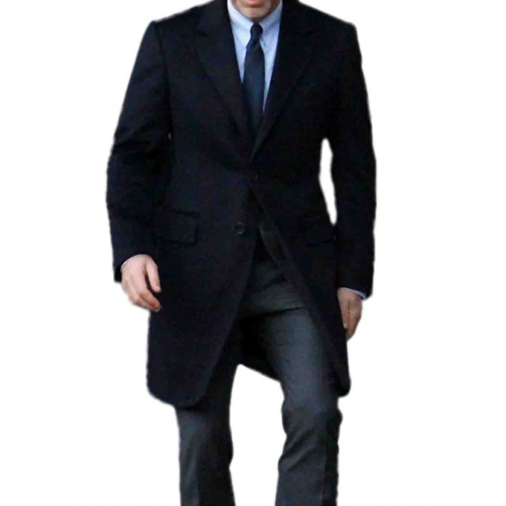 James Bond Navy Blue Overcoat Suit