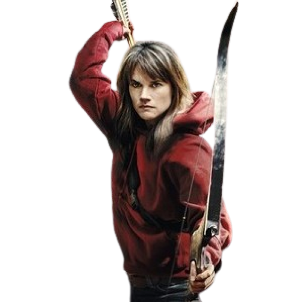 Out Come the Wolves Missy Peregrym Red Hoodie