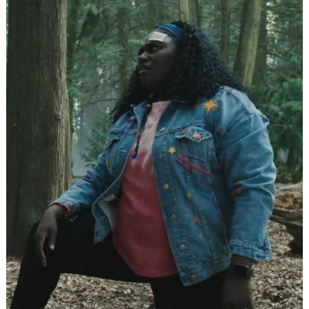 Peacemaker Leota Adebayo Blue Denim jacket