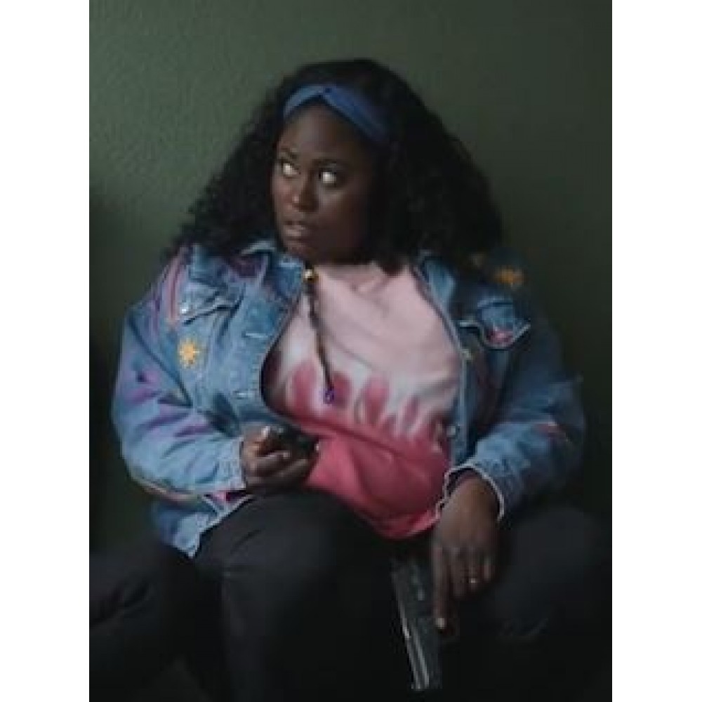 Peacemaker Leota Adebayo Blue Denim jacket