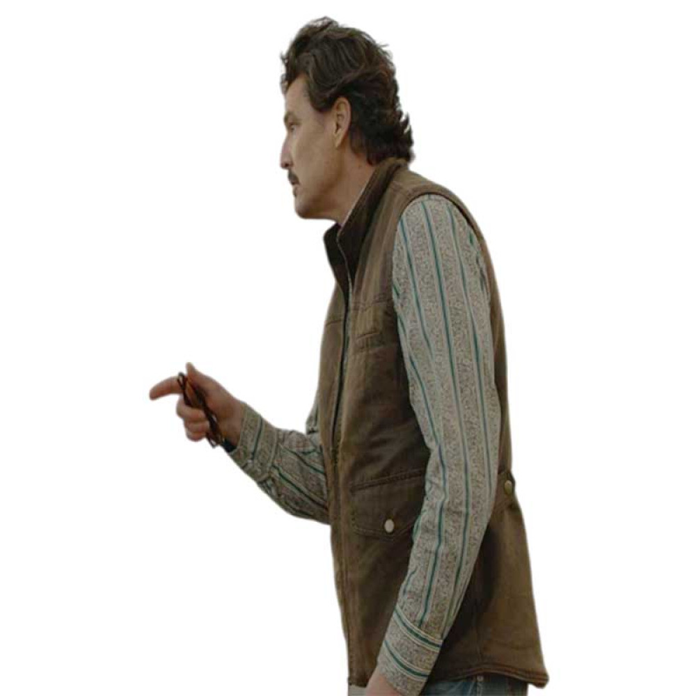 Pedro Pascal Eddington Brown Vest