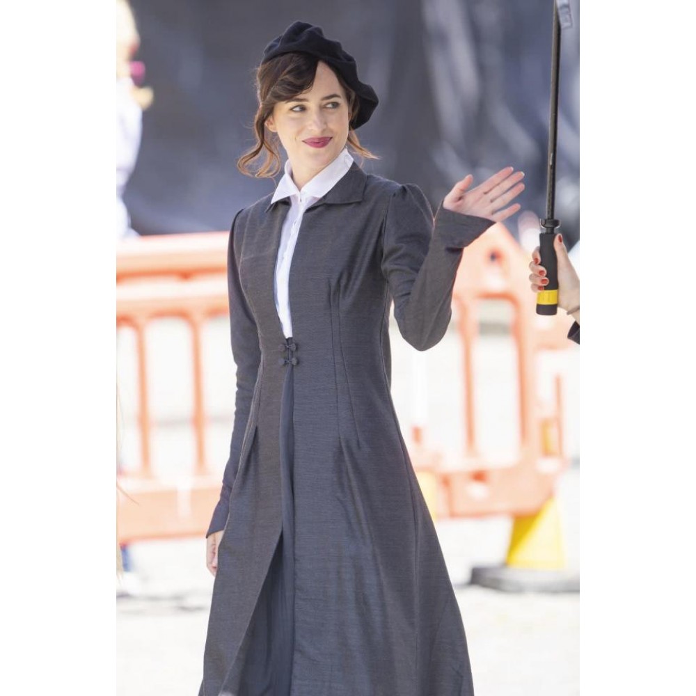 Persuasion Anne Elliot Long Black Coat