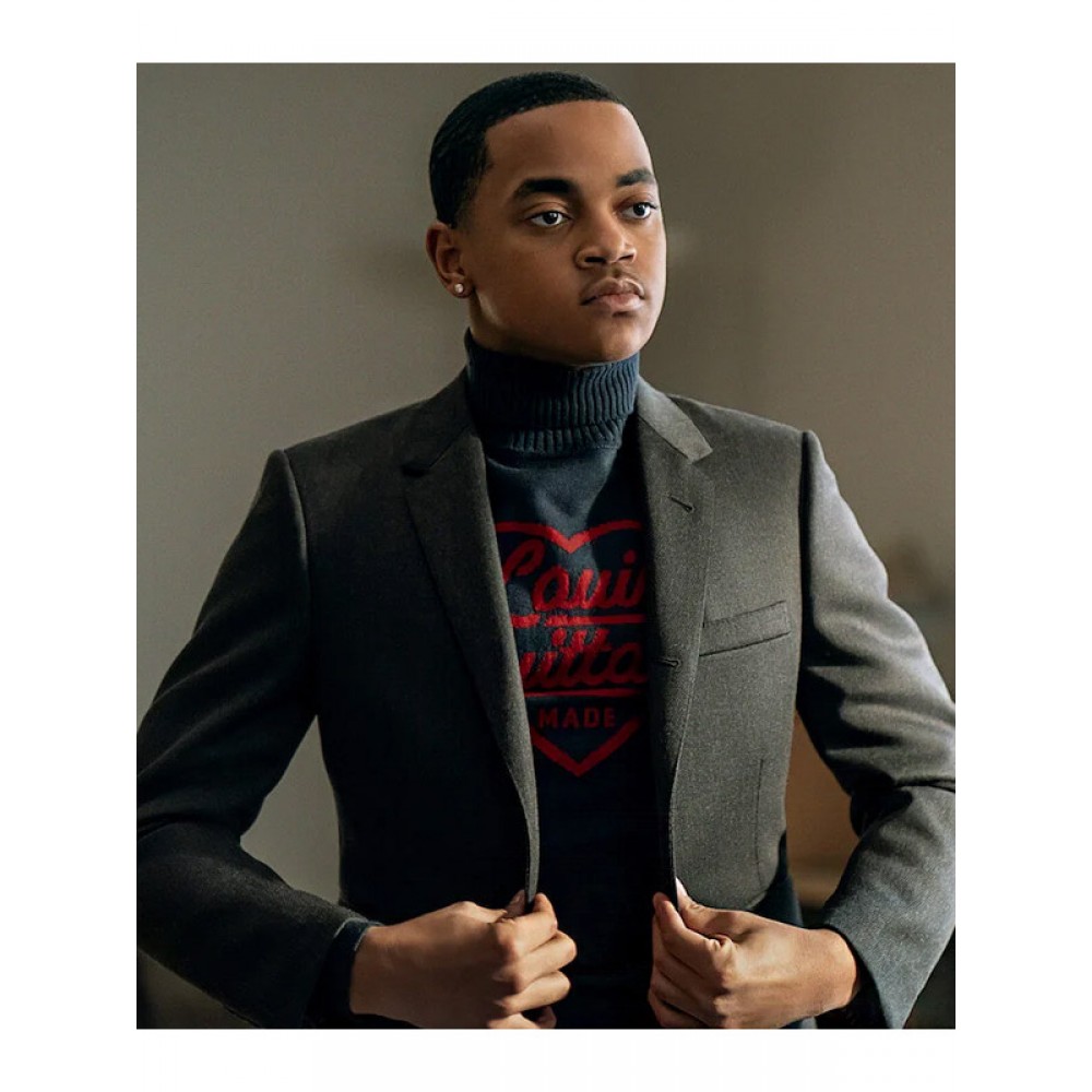 Power Book II Ghost S03 Tariq St. Patrick Black Blazer