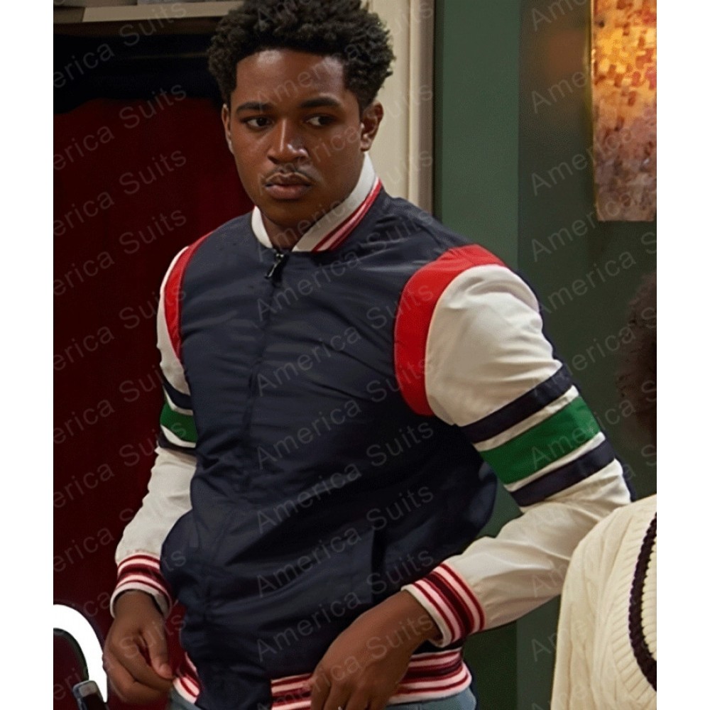 Ravens Home S06 Issac Ryan Varsity Jacket | AmericaSuits