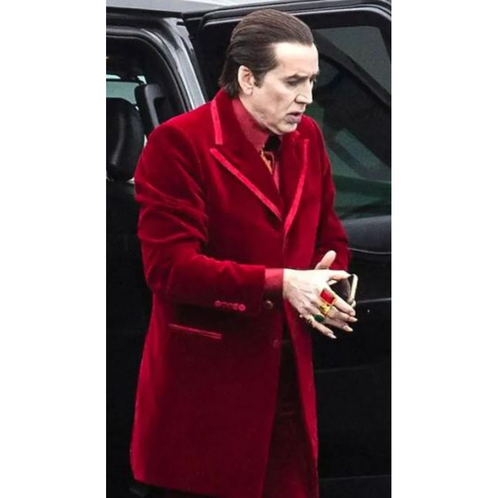 Renfield Nicolas Cage Maroon Blazer