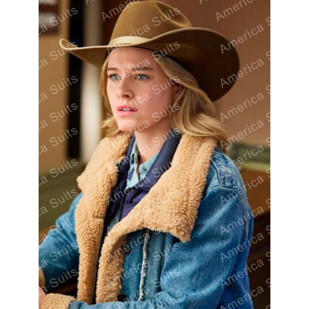 Ride 2023 Tiera Skovbye Shearling Denim Jacket