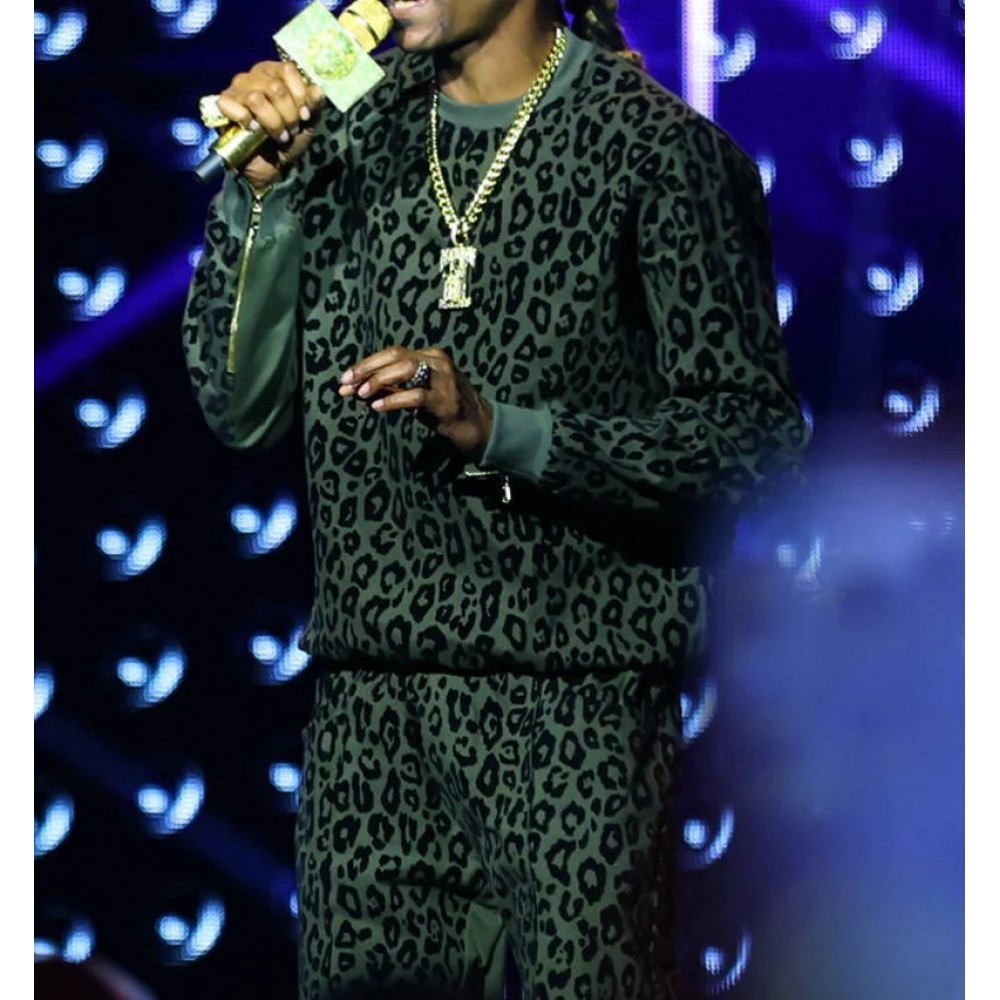 Snoop Dogg Leopard Print Tracksuit | AmericaSuits