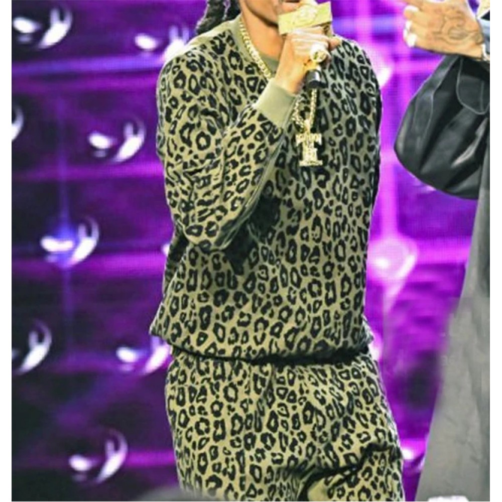 Snoop Dogg Leopard Print Tracksuit | AmericaSuits