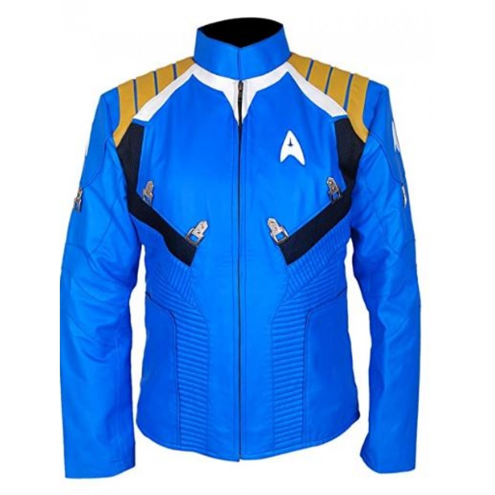 Star Trek Beyond Blue Leather jacket