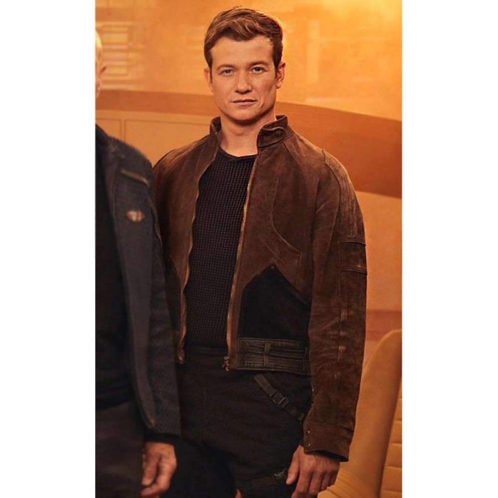 Star Trek Picard Jack Crusher Leather Jacket | AmericaSuits