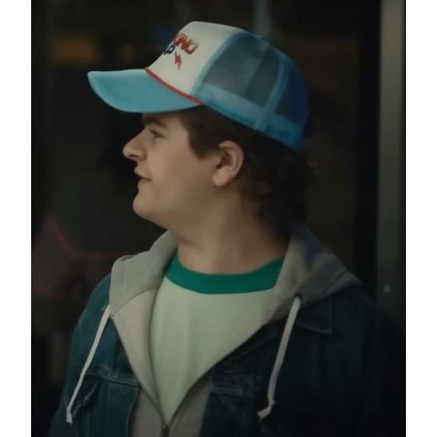 Stranger Things S04 Gaten Matarazzo Hoodie Denim Jacket