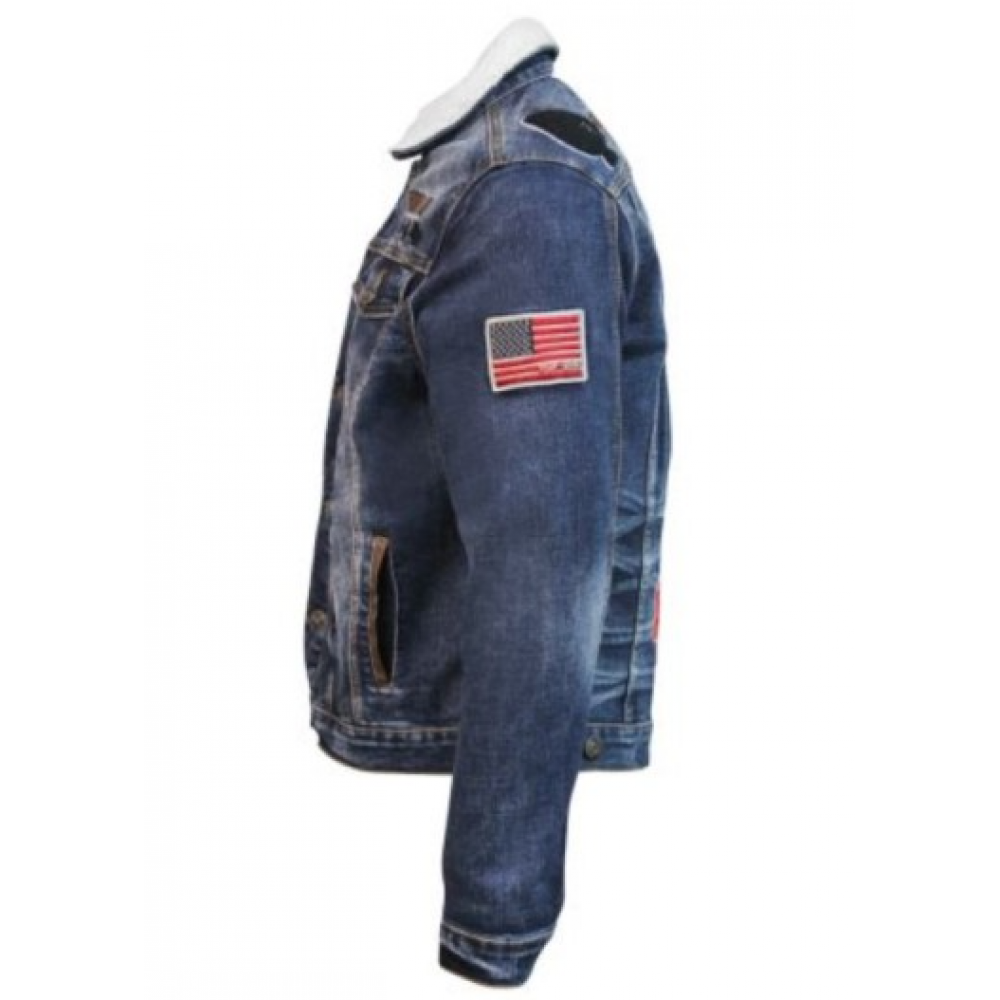 TOP GUN Tom Cat Lined Denim Jacket | 35% OFF