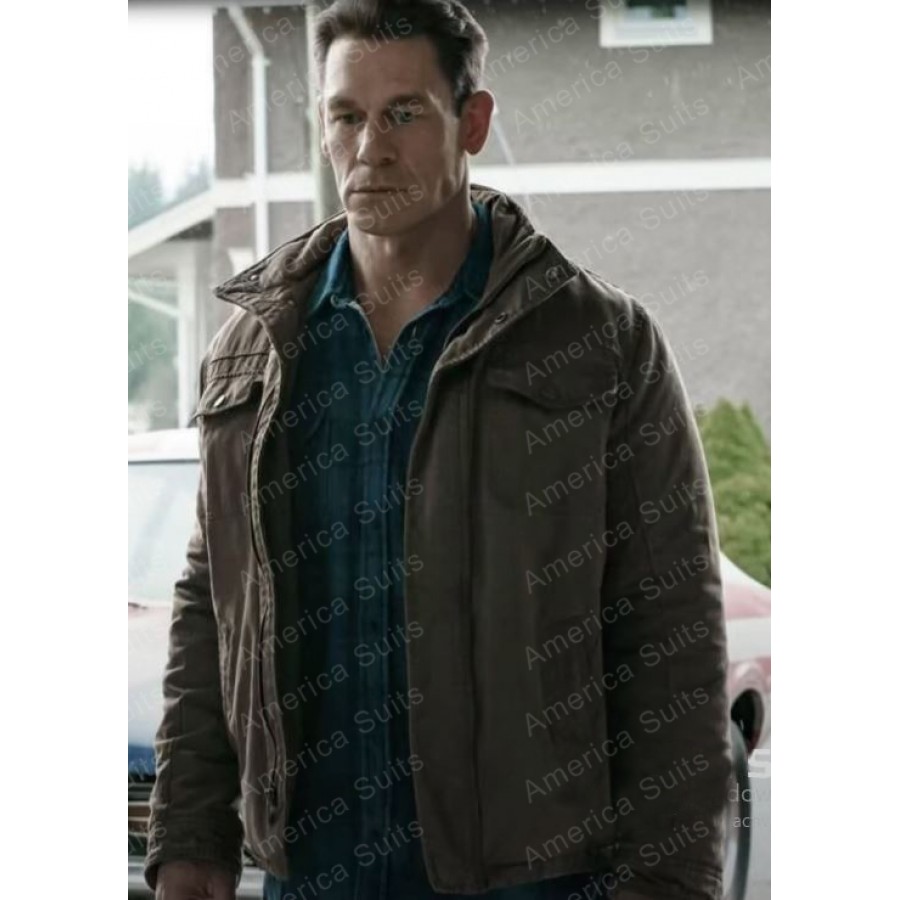 Terminator 7 John Cena Brown Jacket | 35% OFF