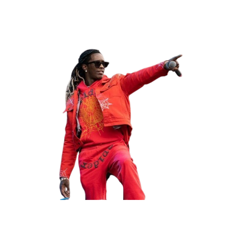 Young Thug Elegant Spider Red Jacket