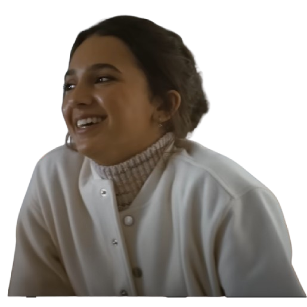 A Working Man Arianna Rivas White Bomber Jacket | America Suits