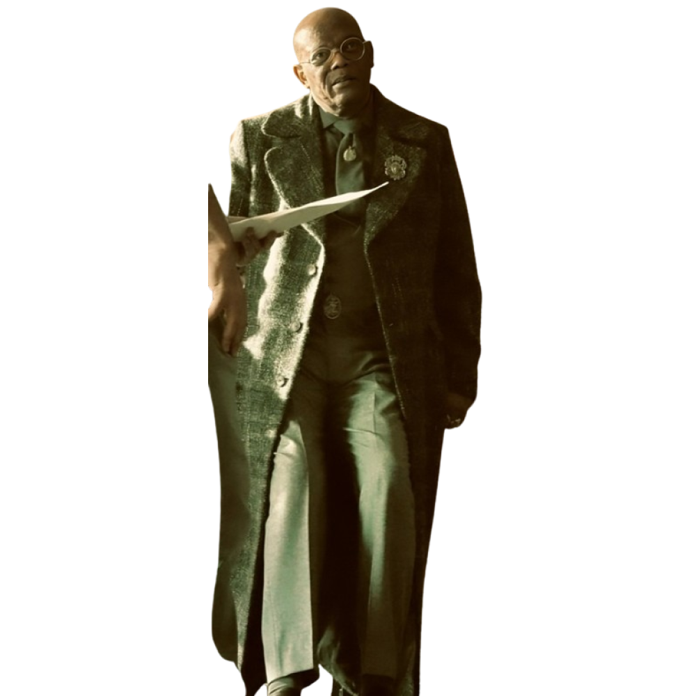 Afterburn Samuel L Jackson Trench Coat | America Suits