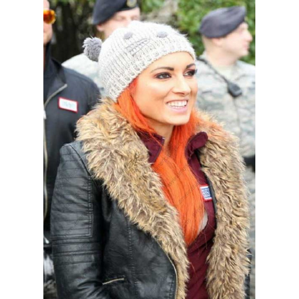 Becky Lynch Fur Jacket | americasuits.com