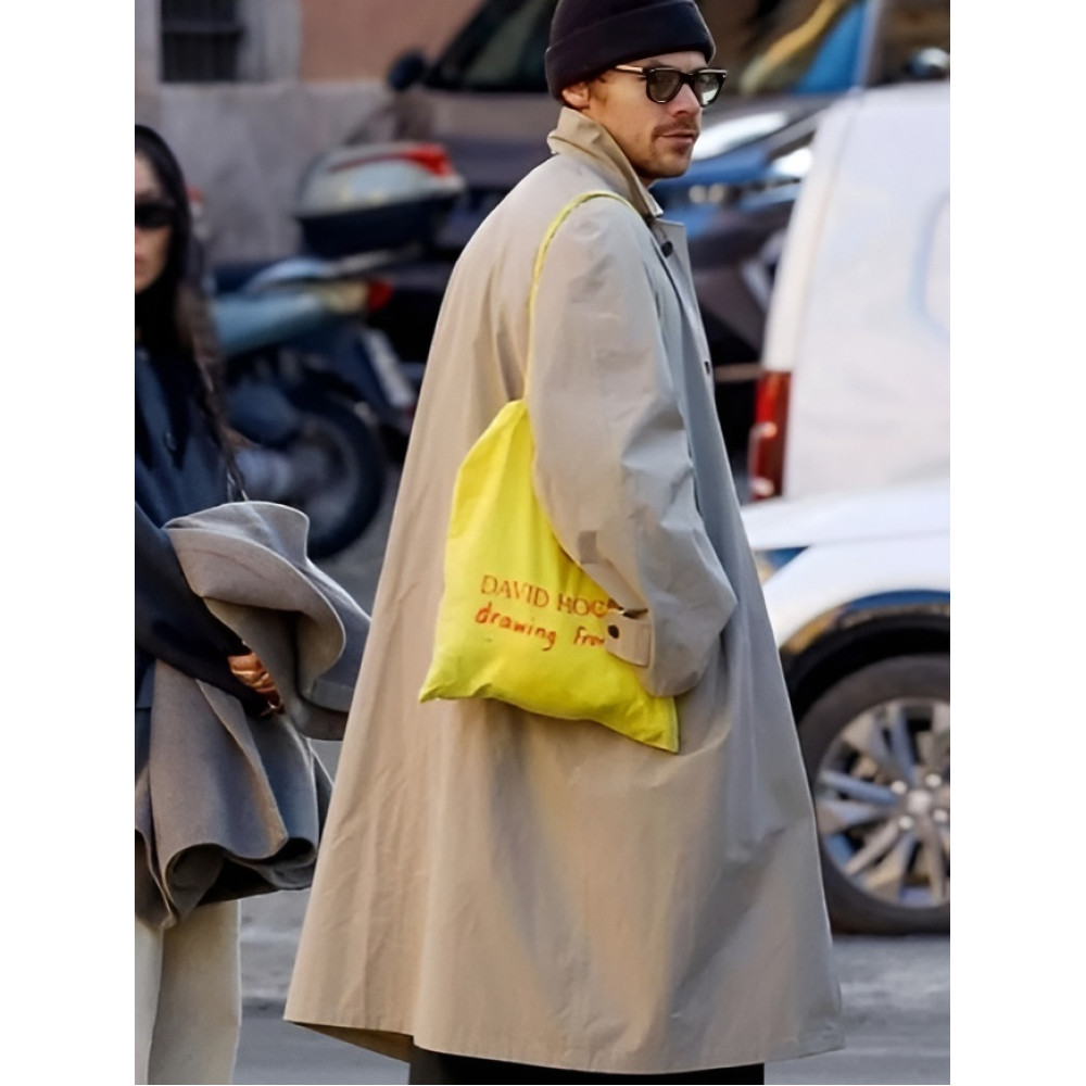 Beige Trench Coat 2025 Harry Styles